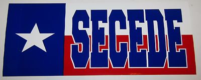 Wholesale Lot of 6 Texas Secede State Flag Bumper Sticker Decal 3.75"x7 ...