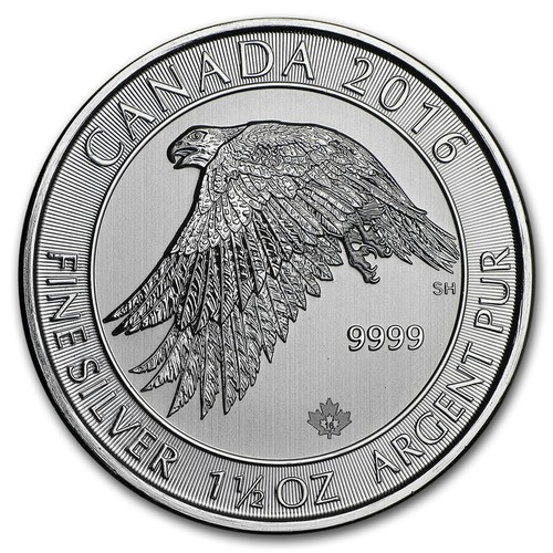 2016 Canadian Snow White Falcon 1.5 oz .9999 Silver $8 From Original ...