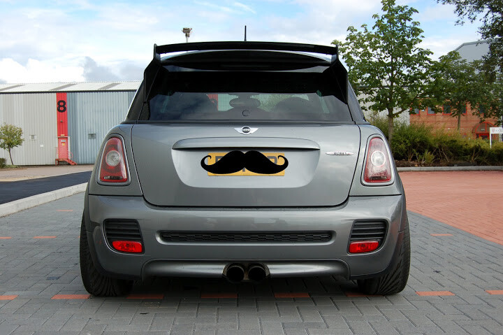 Orranje G-Wing Spoiler MINI One Cooper S JCW GP R50 R53 R56 R60 GREY ...