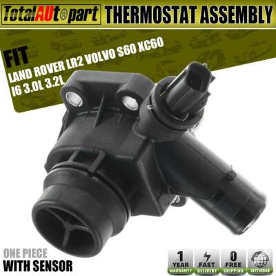 Thermostat Housing w/ Sensor Gasket for Volvo S60 S80 V60 V70 XC60 XC70 ...