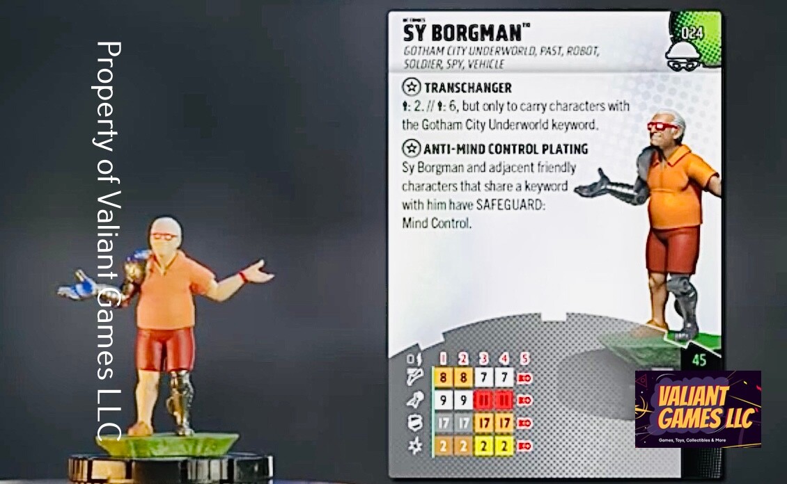 DC Heroclix Sy Borgman #024 w/ Card Notorious Set | eBay