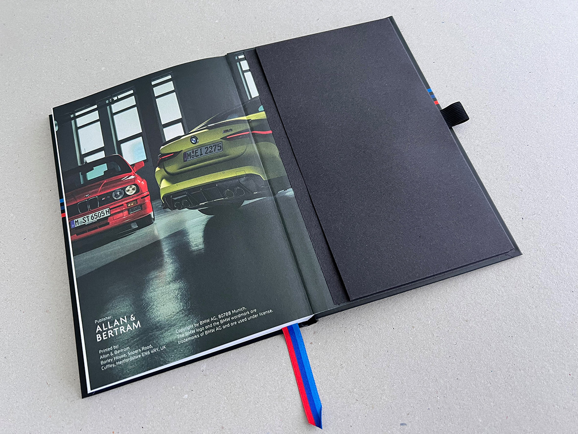BMW M 50th anniversary notebook 210 x 140 black cover | eBay