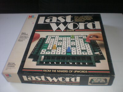 MIlton Bradley Last Word Game Complete in Box | eBay