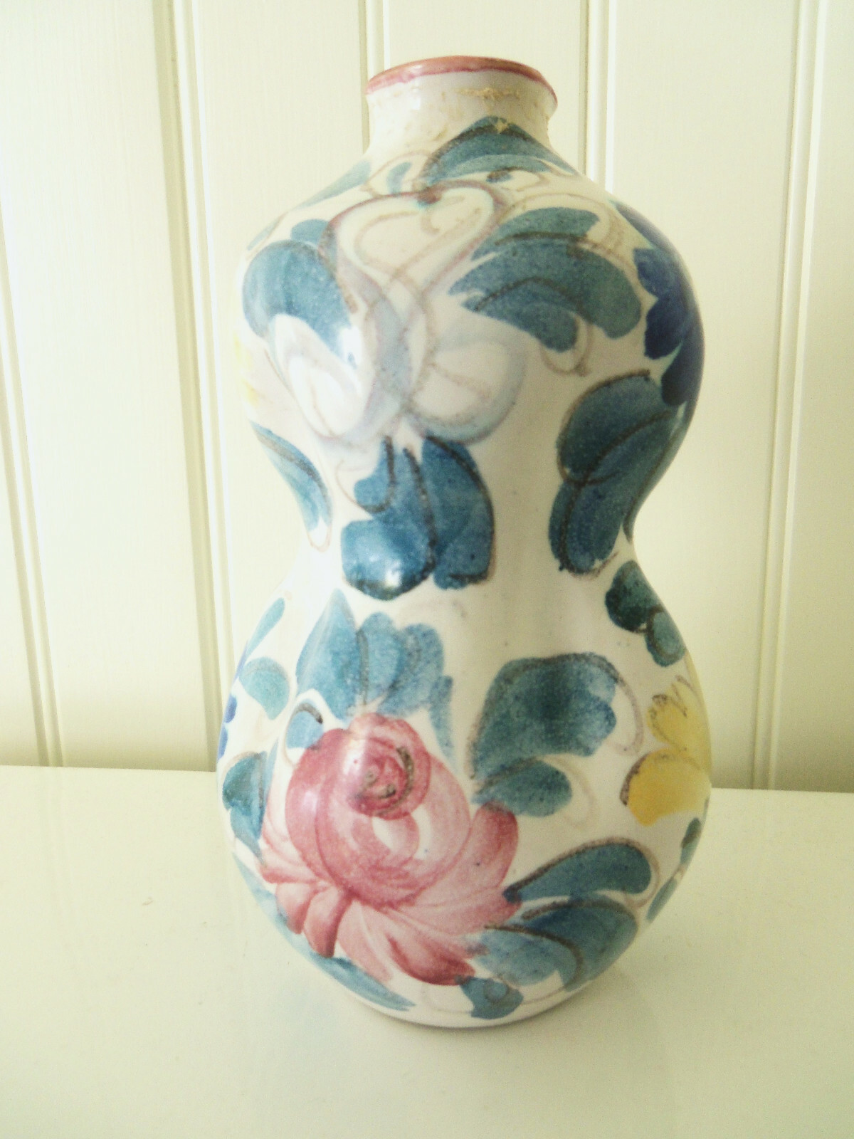 Rare Mid Century Modern Pottery Pinched Flask Leo Enna, Denmark | eBay