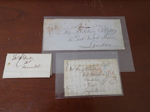 GB EARLY POSTAL HISTORY INC 1847 ENTIRE TO HENRY WILBERFORCE SON OF ...
