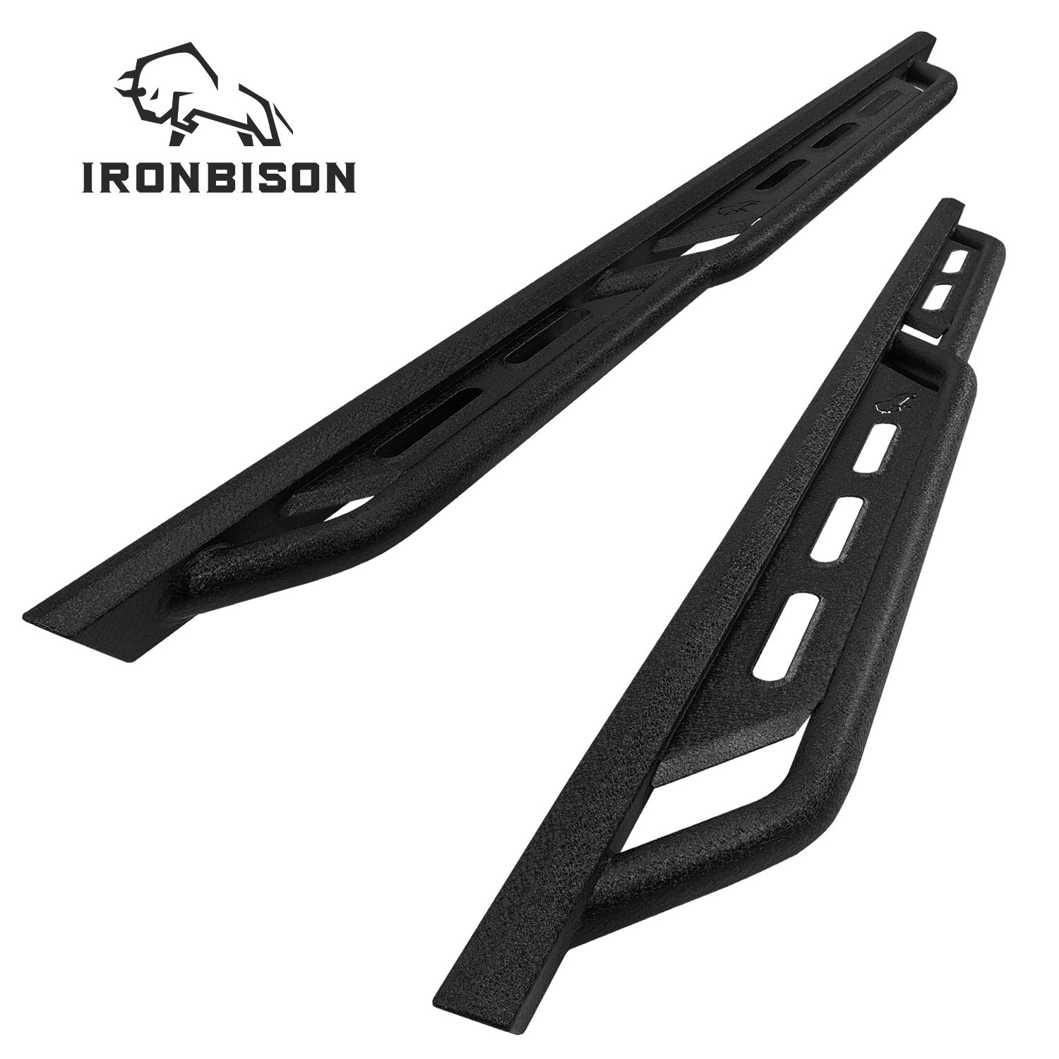 IRONBISON Running Board Steps for 2005-2025 Nissan Frontier Crew Cab ...
