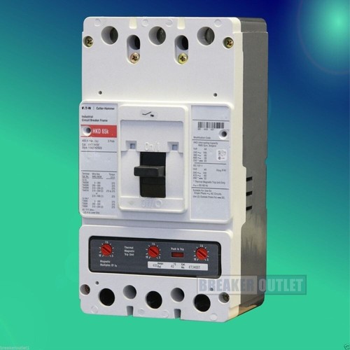 New "Original" Eaton HKD3400 Circuit Breaker 3 Pole 400A 600V HKD 65kA ...
