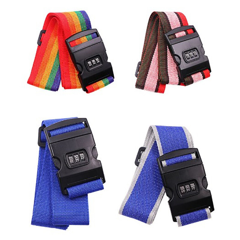 Multicolour Password Lock Packing Belt Anti-theft Secure Lock Baggage ...