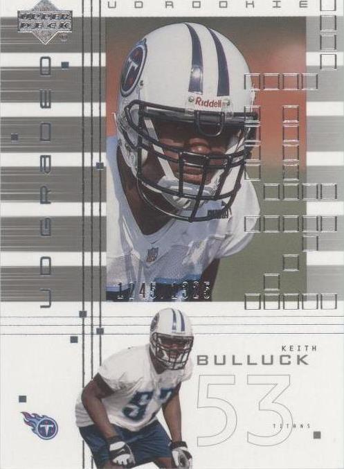 2000 UD Graded - UD Rookie Keith Bulluck #98 /1325 (RC) for sale online ...
