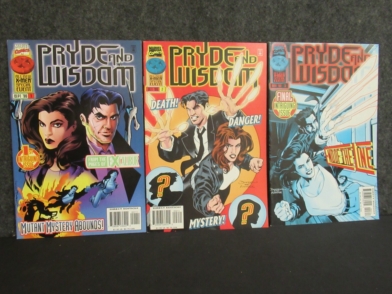 Pryde and Wisdom 1 2 3 lot/run Marvel Comics Warren Ellis Terry Dodson ...