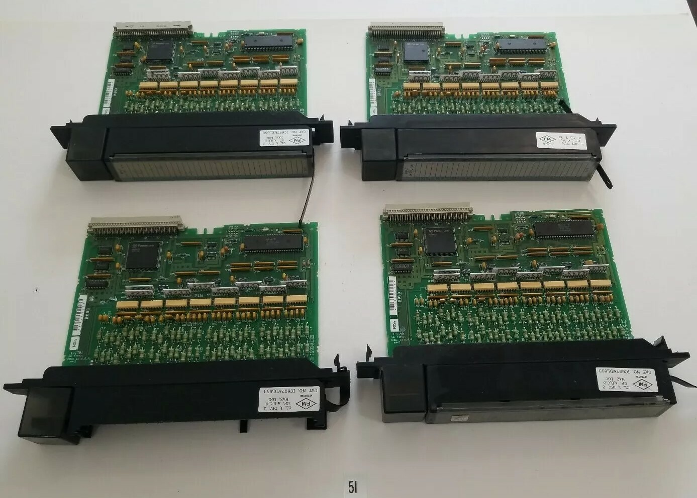 *PREOWNED* LOT OF 4 GE Fanuc IC697MDL653 24VDC Input Module 90-70 PLC ...