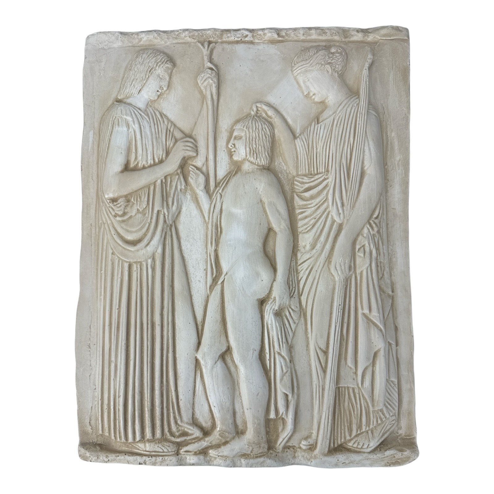 Eleusinian Relief Goddess Demeter And Persephone Museum Copy Cast Stone ...