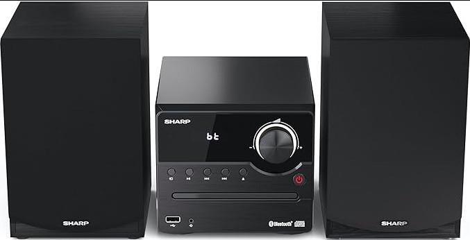Sharp XL-B512 (BK) Micro Hi-Fi Sound System Stereo Radio, FM Auto ...