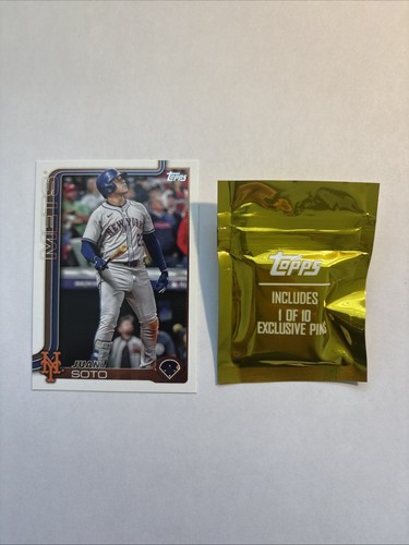 2025 Topps Series 2 Juan Soto Super Box Exclusive Collector’s Pin+card ...