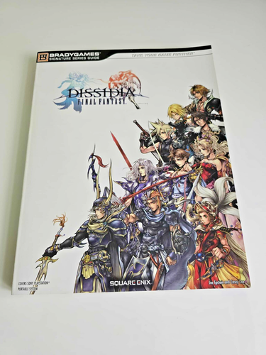 Dissidia Final Fantasy Strategy Guide Book Complete with POSTER | eBay UK