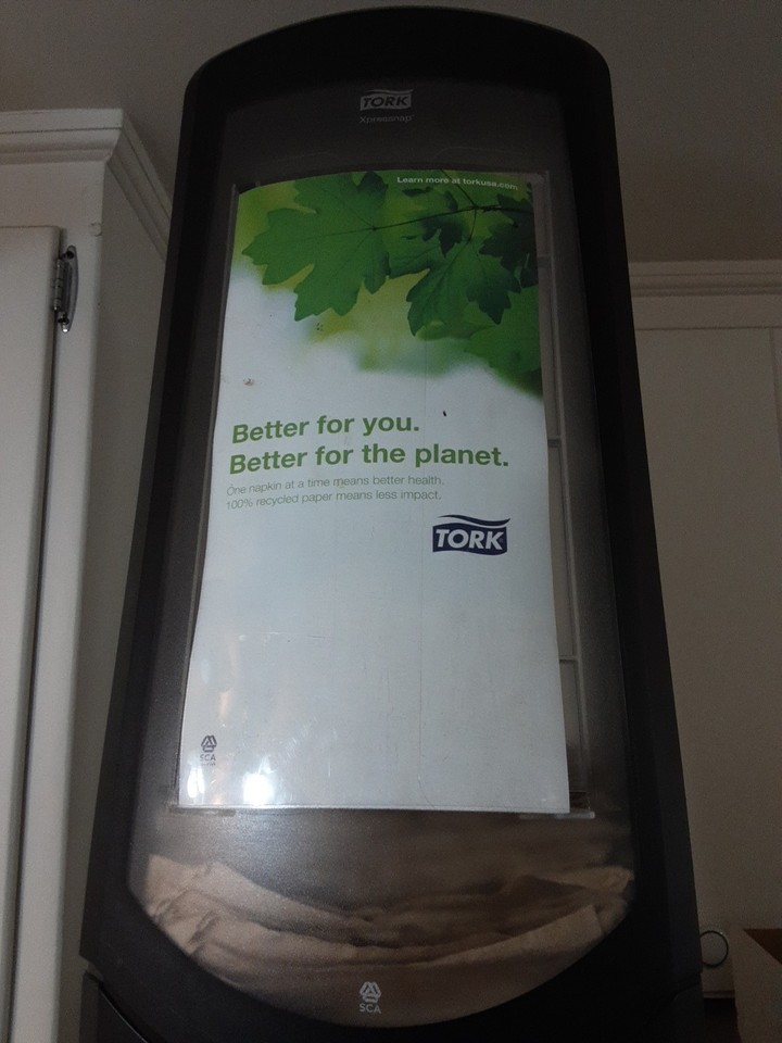 Tork 2 Foot Tall Napkin Dispenser Holder Restaurant Kitchen Floor ...