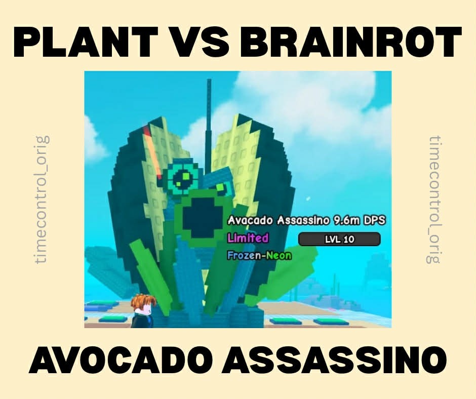 Avocado Assassino | 8.5m+ DPS | Plants vs Brainrot | PVB | Cheapest and ...