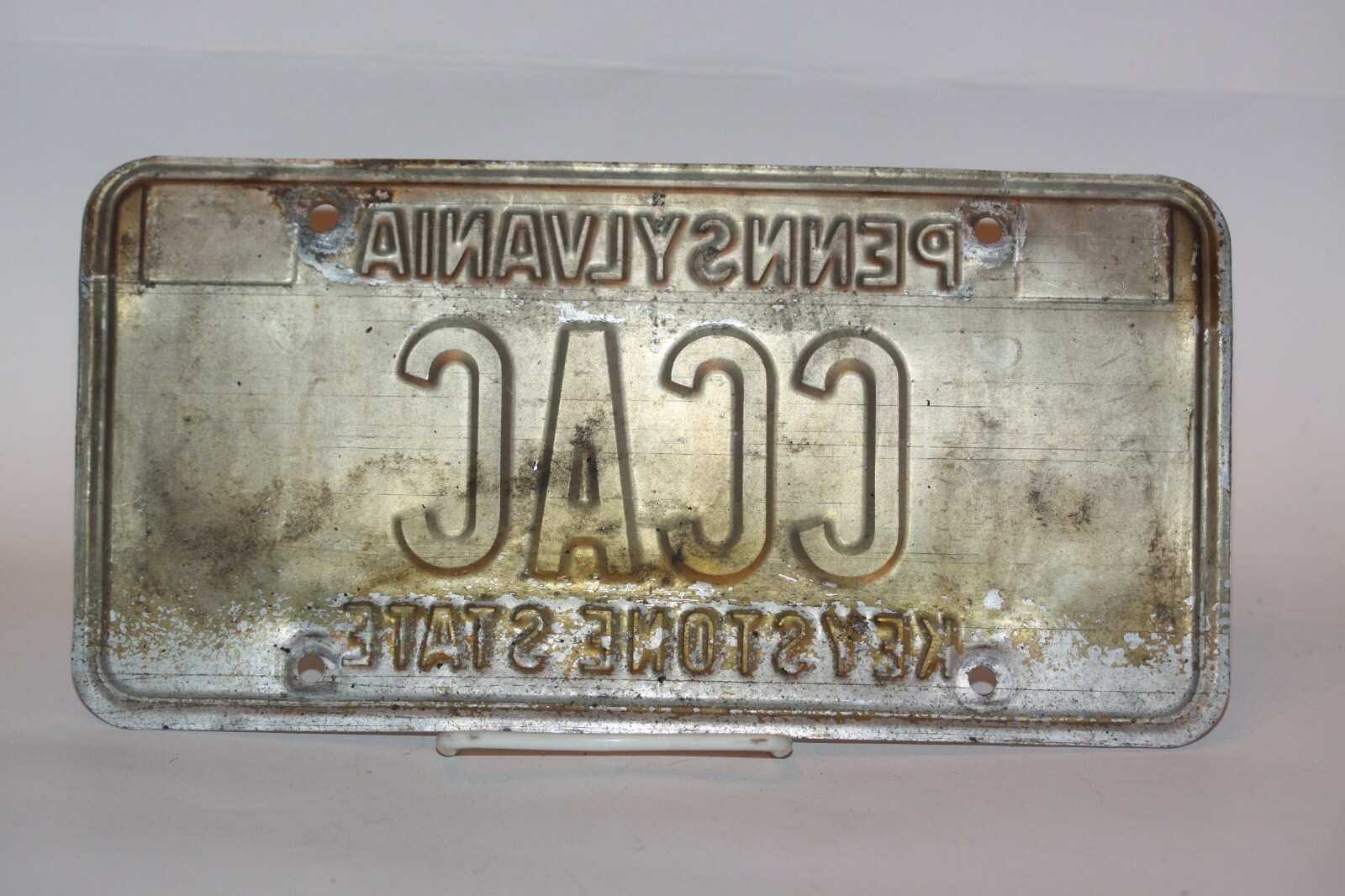 Vintage Original CUSTOM Pennsylvania License Plate Community College of ...