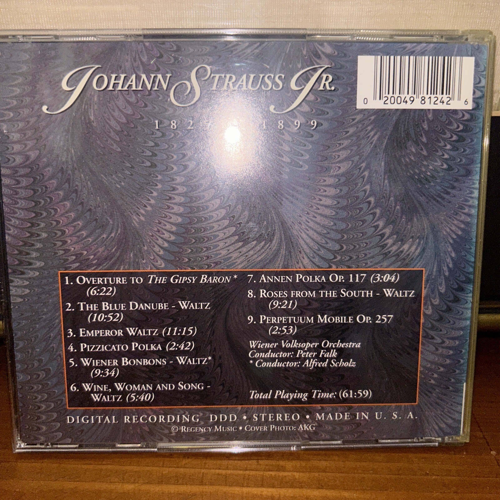 The Masterpiece Collection: Johan Strauss Jr. (CD, Regency Music) C12 ...