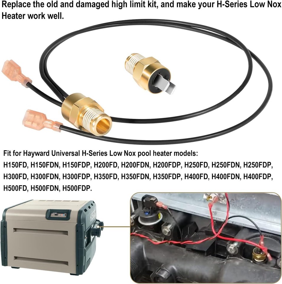 for Hayward H-Series high-limit kit HAXHLI1930 Sensor FDXLHLI1930 135 ...
