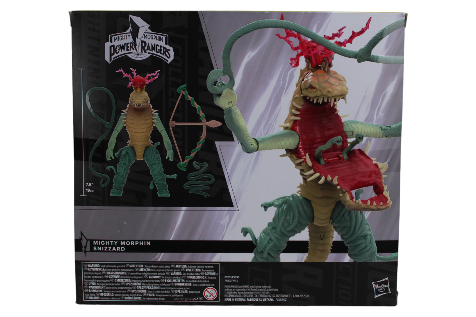 Hasbro Power Rangers Lightning Collection - Mighty Morphin Snizzard ...