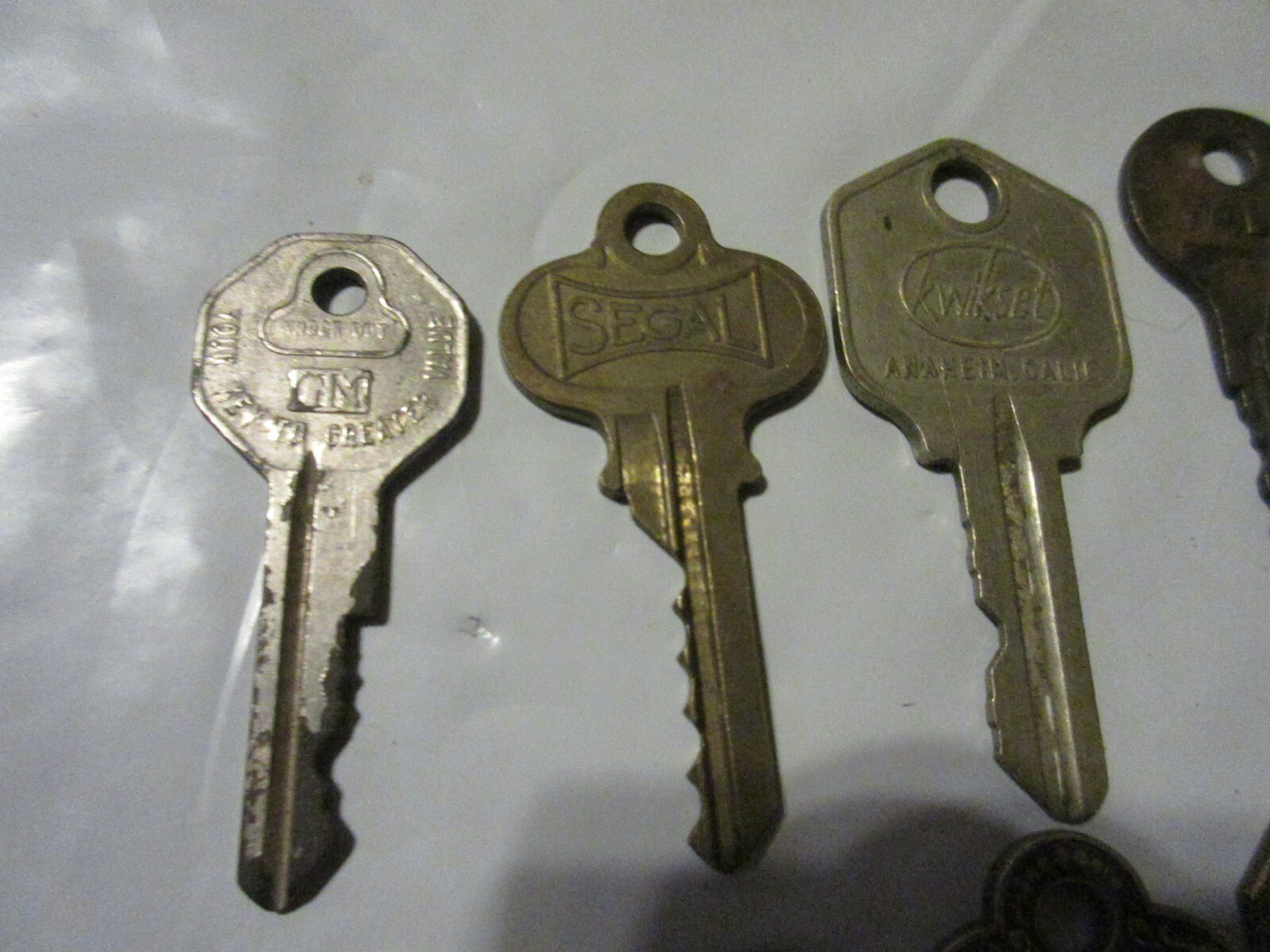 Vintage Lot of 10 Flat Keys MASTER SEGAL KEY CORBIN KEYS | eBay
