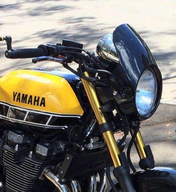 HONDA CB350 CB450 CB550 FRONT UNIVERSAL CAFE RACER FAIRING/FLYSCREEN ...