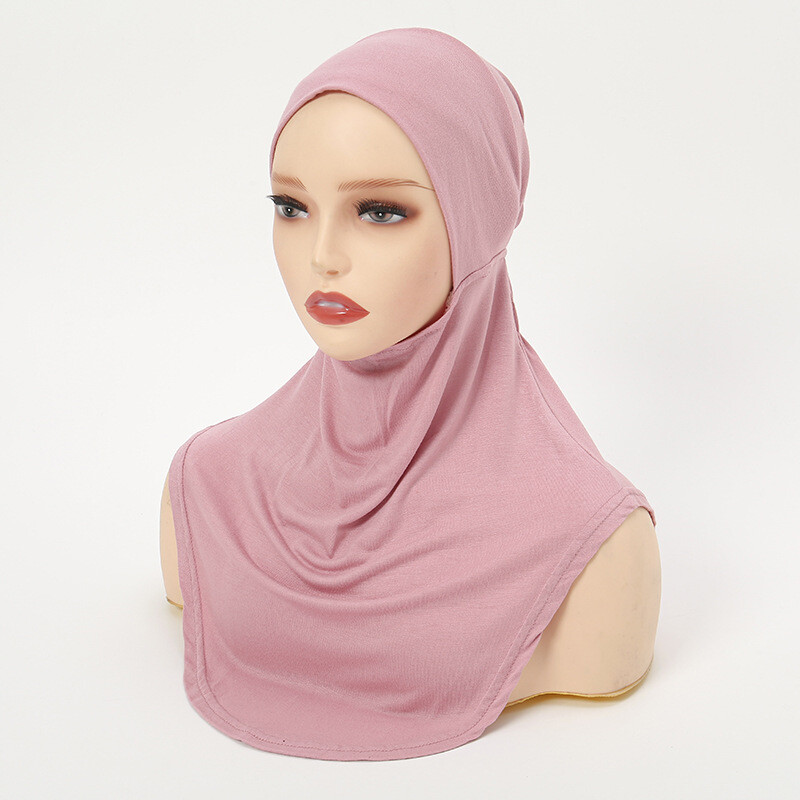 Muslim Underscarf Inner Hijab Women Headscarf Wrap Turban Instant Pull ...