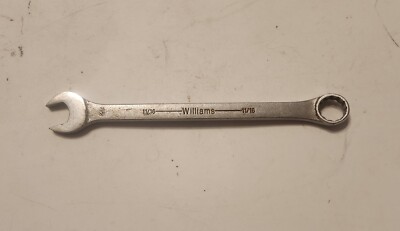 Vintage Williams Tools USA 1165 11/16" Combination Wrench 12 Point | eBay