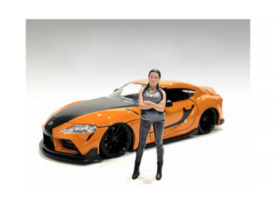 "CAR MEET 3" FIGURE 7 FOR 1/18 SCALE MODELS BY AMERICAN DIORAMA 76332 ...