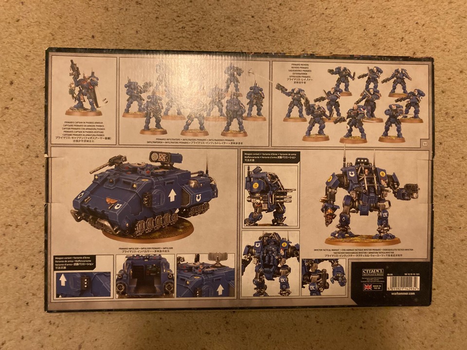 Warhammer 40K Space Marine Battleforce: Interdiction Force NIB ...