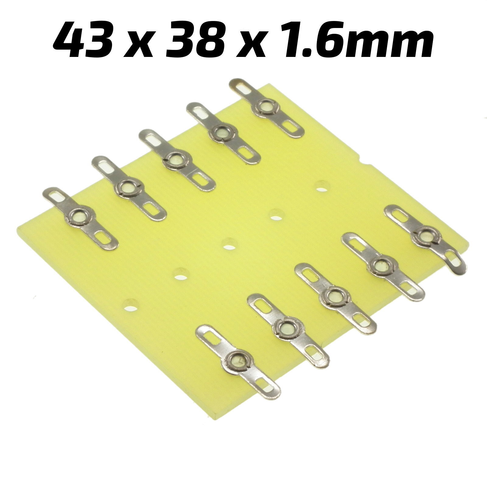 Epoxy Terminal Strips Single/Double Row 5-20 Solder Tags Various Sizes ...