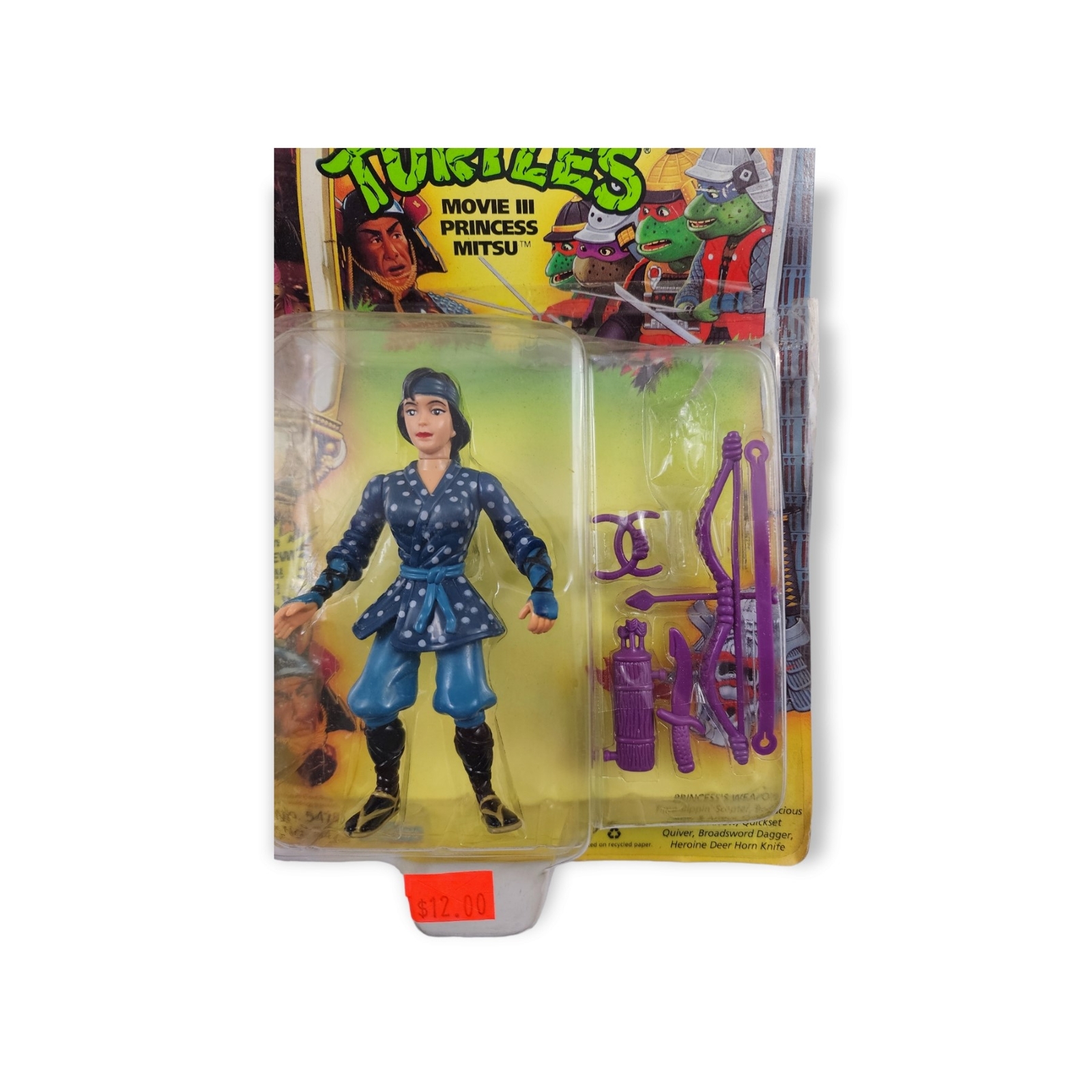 1992 Playmates Teenage Mutant Ninja Turtles Movie III Princess Mitsu ...