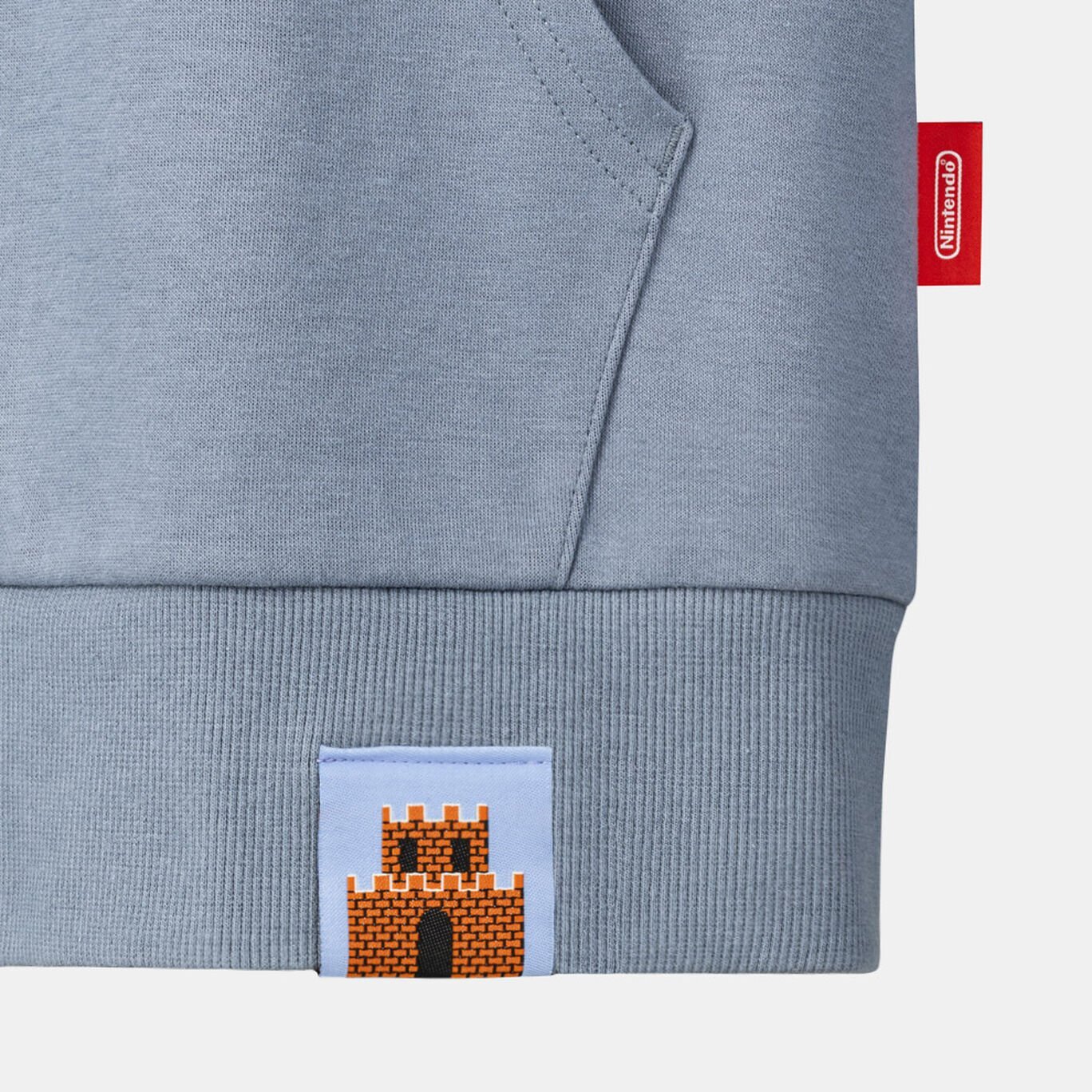 Super Mario Hoodie Parka Shirt Blue Size L Nintendo Japan Limited | eBay