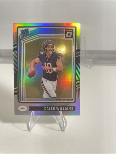 2024 Panini Donruss Optic Rated Rookie Caleb Williams #201 Holo Prizm ...