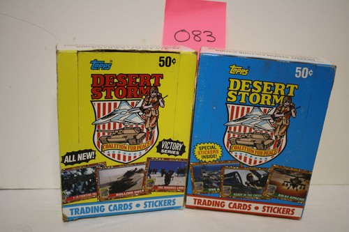 Topps Desert Storm Trading Cards Lot of 2 Full Boxes | eBay