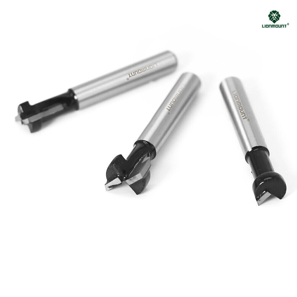 3pcs 1/4 Shank TCT Keyhole T-Slot Router Bit for 3/8" 5/16" for Wood ...