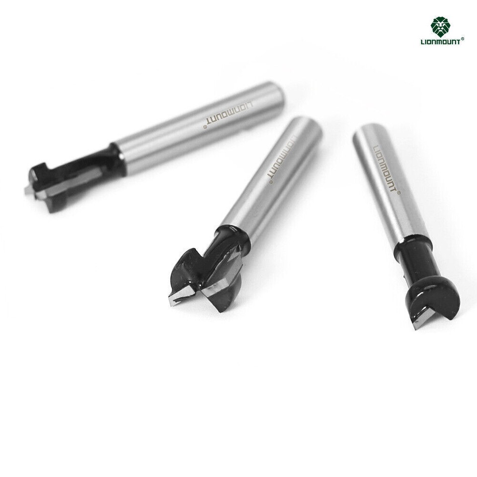3pcs 1/4 Shank TCT Keyhole T-Slot Router Bit for 3/8" 5/16" for Wood ...