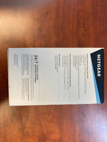 NETGEAR JFS524 24-Port Fast Ethernet 10/100 Unmanaged Switch Desktop ...