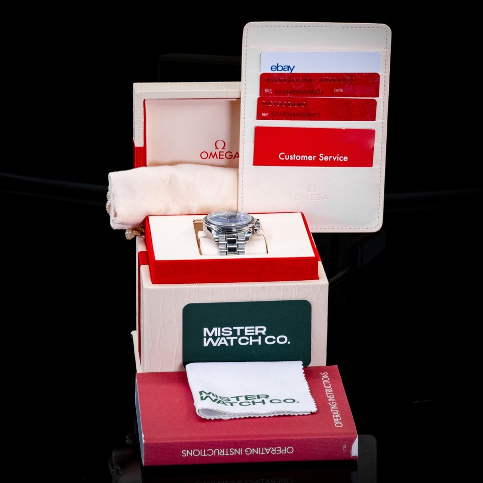 OMEGA Speedmaster Ice Blue Dial 324.30.38.50.03.001 Box and Papers ...