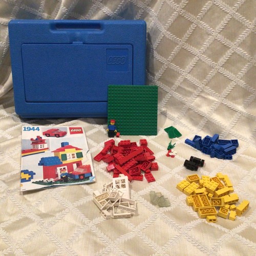 Vintage 1983 Lego Basic Set 1944 w/ Storage Case - 100% Complete w ...