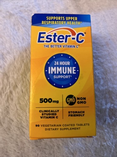 Ester C 24 Hour Immune Support 500 mg 90 tablets Exp 12/2025 ...