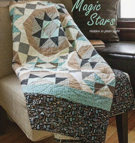 Magic Stars Quilt Pattern Pieced JA | eBay