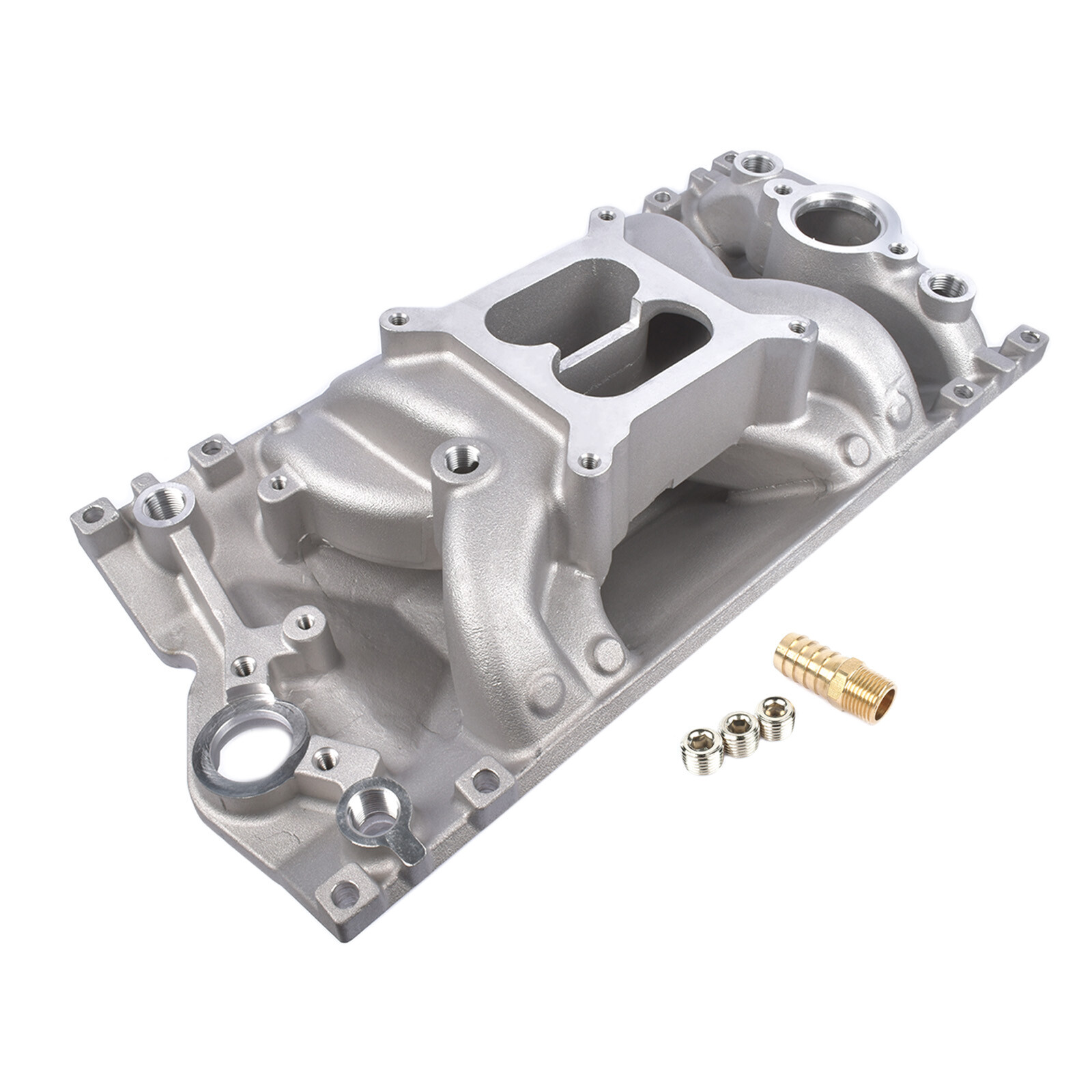 Dual Plane Vortec Air Gap Intake Manifold For Small Block Chevy SBC 350 ...
