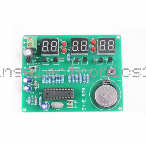 9V-12V AT89C2051 6 Digital LED Electronic Clock Parts Components DIY ...