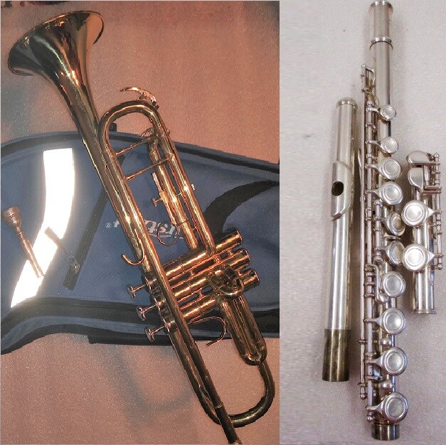 BOTH First Act Flute AND Trumpet With Cases, Good Condition | eBay