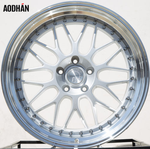 Aodhan AH02 19x9.5 +12/19x11 +22 5x114.3 Silver Genesis Mustang 350z ...