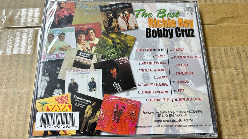 Rare No Longer Made CD Fania 2004 The Best Of Richie Ray Bobby Cruz ...