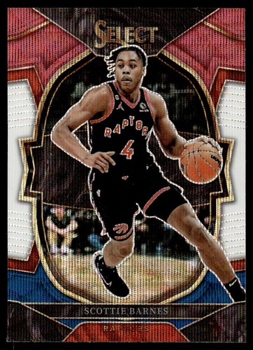 Scottie Barnes Concourse Tri Color Prizm 2022-23 Panini Select #53 Card ...