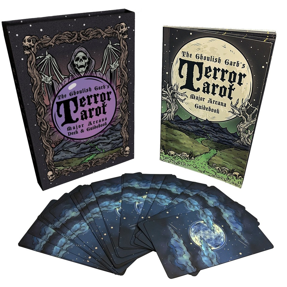 Terror Tarot - 22 Card Major Arcana Gothic Halloween Tarot Card Deck ...